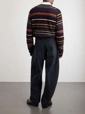 Sacai Wide-leg Belted Jeans