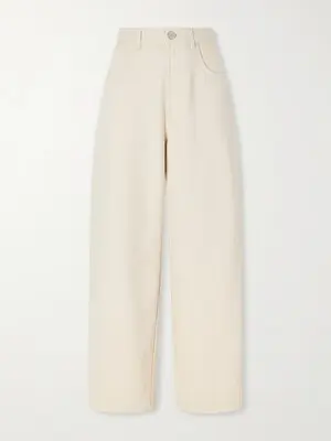 RÓHE Berber Barrel-leg Jeans - Neutrals