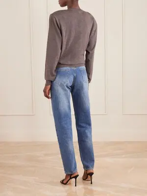 Magda Butrym Knotted Cropped Wool Sweater