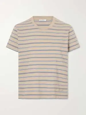 KALLMEYER Kenzie Striped Cotton-jersey T-shirt - Cream