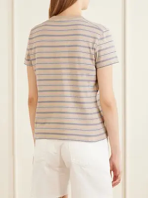 KALLMEYER Kenzie Striped Cotton-jersey T-shirt