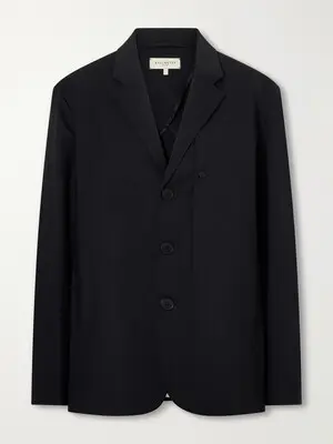 KALLMEYER James Wool-blend Jersey Blazer - Black