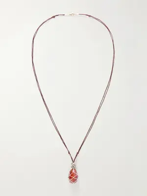 ROXANNE ASSOULIN Carnelian Pendant Necklace