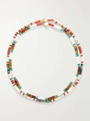 ROXANNE ASSOULIN Dunes Set Of Two Beaded Necklaces - Multi