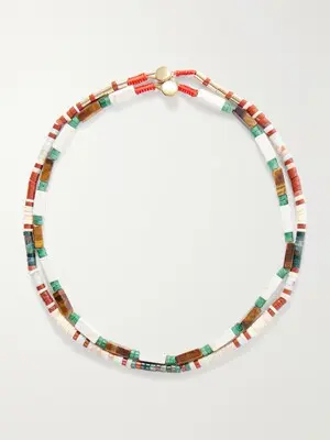 ROXANNE ASSOULIN Dunes Set Of Two Beaded Necklaces - Multi