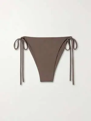 Magda Butrym Stretch-jersey Bikini Briefs - Dark Brown