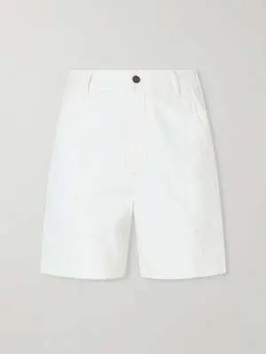 KALLMEYER Elias Skate Organic-cotton Denim Shorts - White