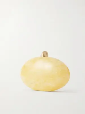 Cult Gaia Eviana Marble-effect Clutch - Yellow
