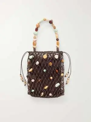 Cult Gaia Mercier Bead-embellished Mini Bag
