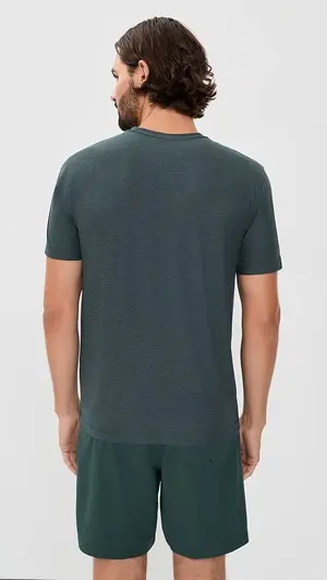 Vuori Strato Tech Tee - Hemlock Heather