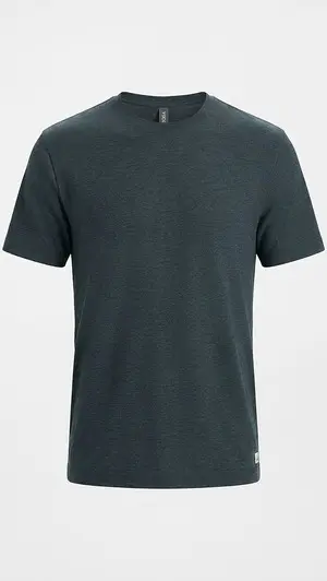 Vuori Strato Tech Tee - Hemlock Heather