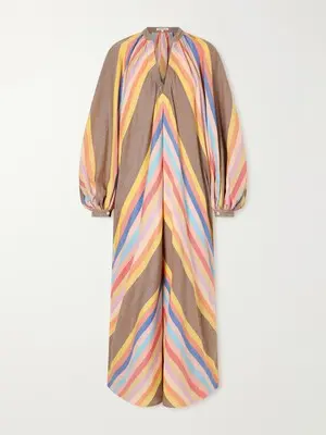 MARRAKSHI LIFE Striped Cotton Maxi Dress - Multi