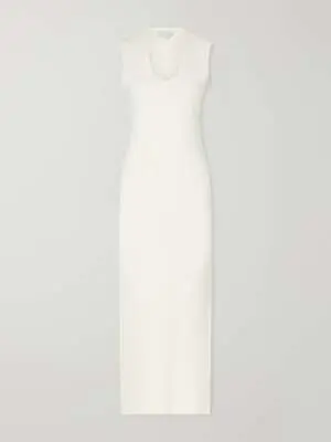 Stella McCartney Jersey Midi Dress - Cream