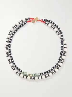 ROXANNE ASSOULIN Agate Beaded Necklaces - Black