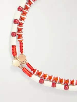 ROXANNE ASSOULIN Paprika Set Of Two Beaded Necklaces