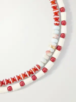 ROXANNE ASSOULIN Paprika Set Of Two Beaded Necklaces