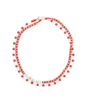 ROXANNE ASSOULIN Paprika Set Of Two Beaded Necklaces - Red