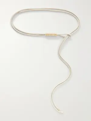 KALLMEYER Lowell Embellished Leather Belt - White