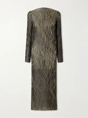 LIBEROWE Leighton Plissé Midi Dress