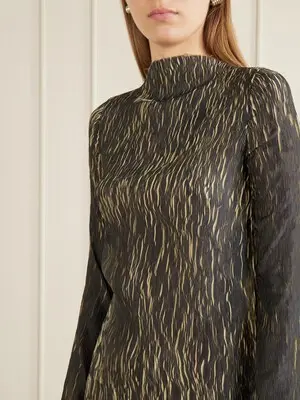 LIBEROWE Leighton Plissé Midi Dress