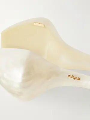 Cult Gaia Junos Marble-effect Clutch