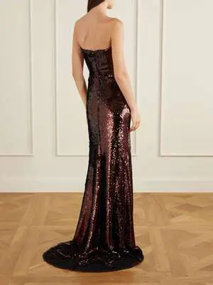 Alex Perry Sequin-embellished Gown