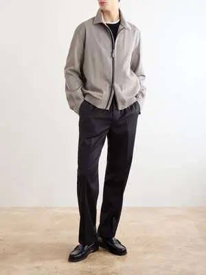 Brioni Asolo Straight-leg Wool Drawstring Trousers
