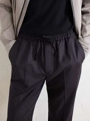 Brioni Asolo Straight-leg Wool Drawstring Trousers