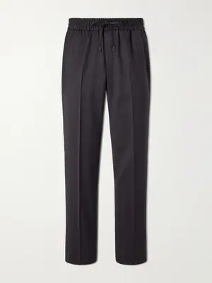 Brioni Asolo Wool Drawstring Trousers