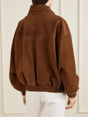 Magda Butrym Suede Biker Jacket