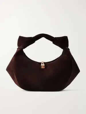 Gabriela Hearst Antonia Mini Suede Shoulder Bag