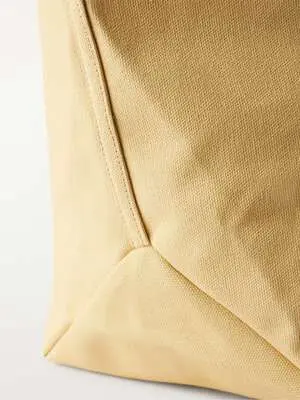 KALLMEYER Cottage Leather-trimmed Canvas Tote