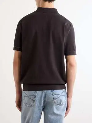 Brioni Cotton-piqué Polo Shirt