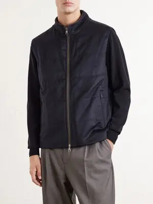 N.peal Belgravia Cashmere Vest With Cotton Trim