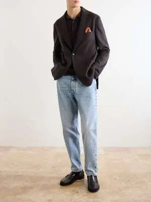 Brioni Houndstooth Cashmere Blazer