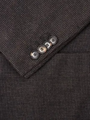 Brioni Houndstooth Cashmere Blazer