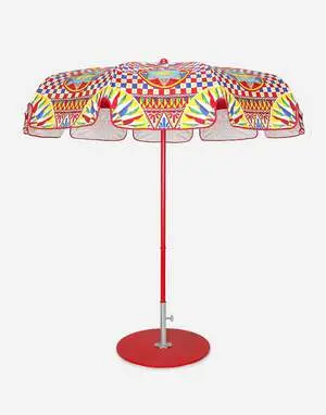 Dolce & Gabbana Outdoor Patio Umbrella With High-definition Print - Multicolor