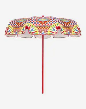 Dolce & Gabbana Outdoor Patio Umbrella With High-definition Print - Multicolor