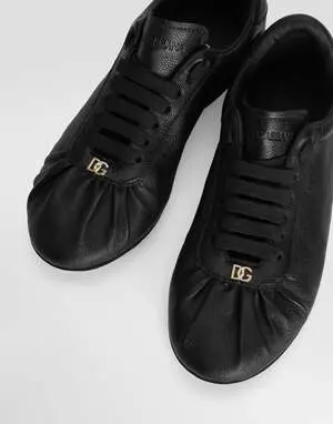 Dolce & Gabbana Soft Ballet Sneakers In Calfskin
