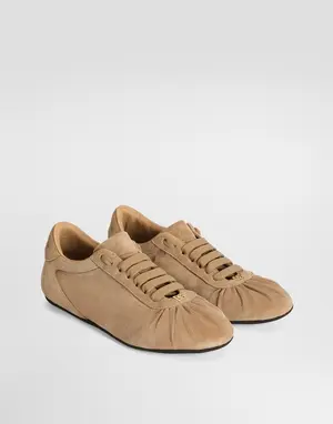 Dolce & Gabbana Split Calfskin Soft Ballet Sneakers