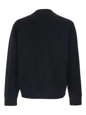 Emporio Armani Cotton Crewneck Sweatshirt With Logo Embroidery
