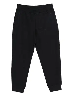 Emporio Armani Cotton Blend Sweatpants - Blue