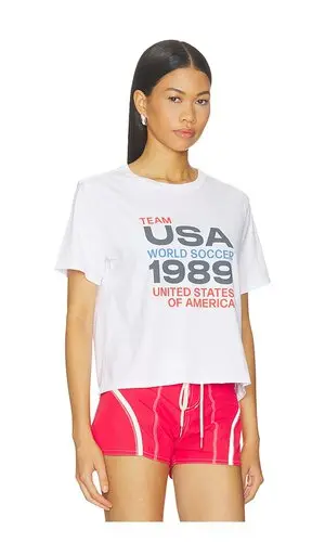 SUNNY SOMEWHERE Team Usa World Soccer Tee