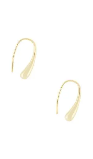 Shashi Mia French Hook Earring In Metallic