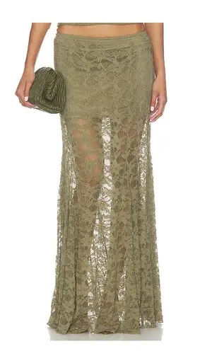 Steve Madden Mirabel Skirt In Green - Mountain Green