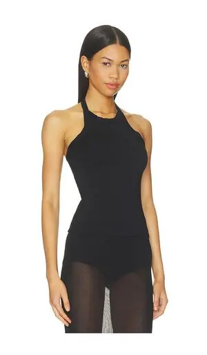 BARELOOM Halter Neck Ribbed Tank