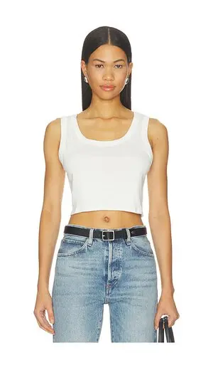 BARELOOM Oasis Crop Tank - White