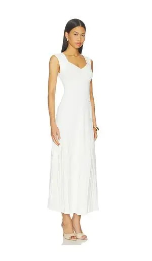 Cult Gaia Maia Ribbed Ponte Midi Dress