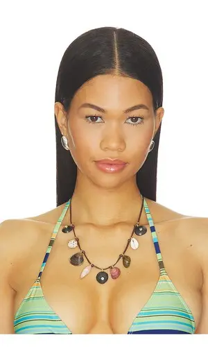 Éliou Moku Wrap Necklace In Brown