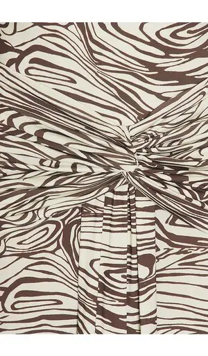 Amanda Uprichard Halterneck Maxi Dress - Aurora Print